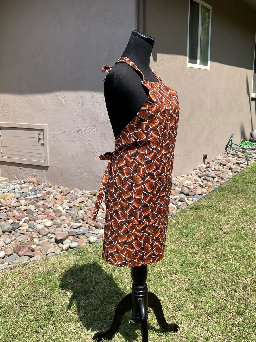Football Themed Full Apron - Etsy