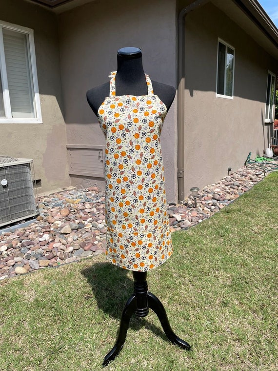 Football Themed Full Apron | Etsy