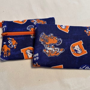 Denver Broncos Coin Purse/gift Card Holder - Etsy
