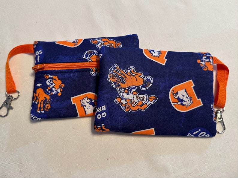 Denver Broncos Coin Purse/gift Card Holder - Etsy
