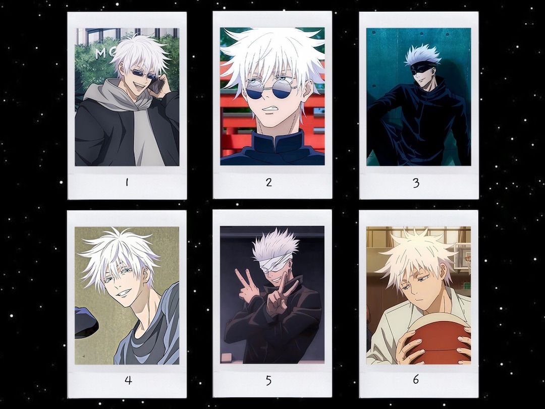 Gojo Satoru *jujutsu Kaisen* Polaroids - Etsy Canada