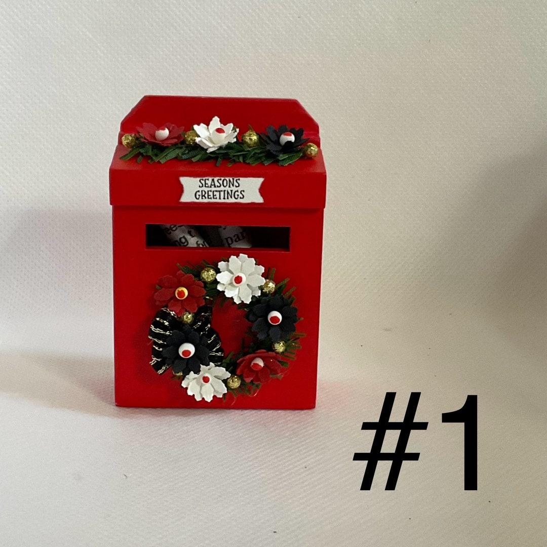 Christmas/mailboxes/dollhouse/miniatures - Etsy