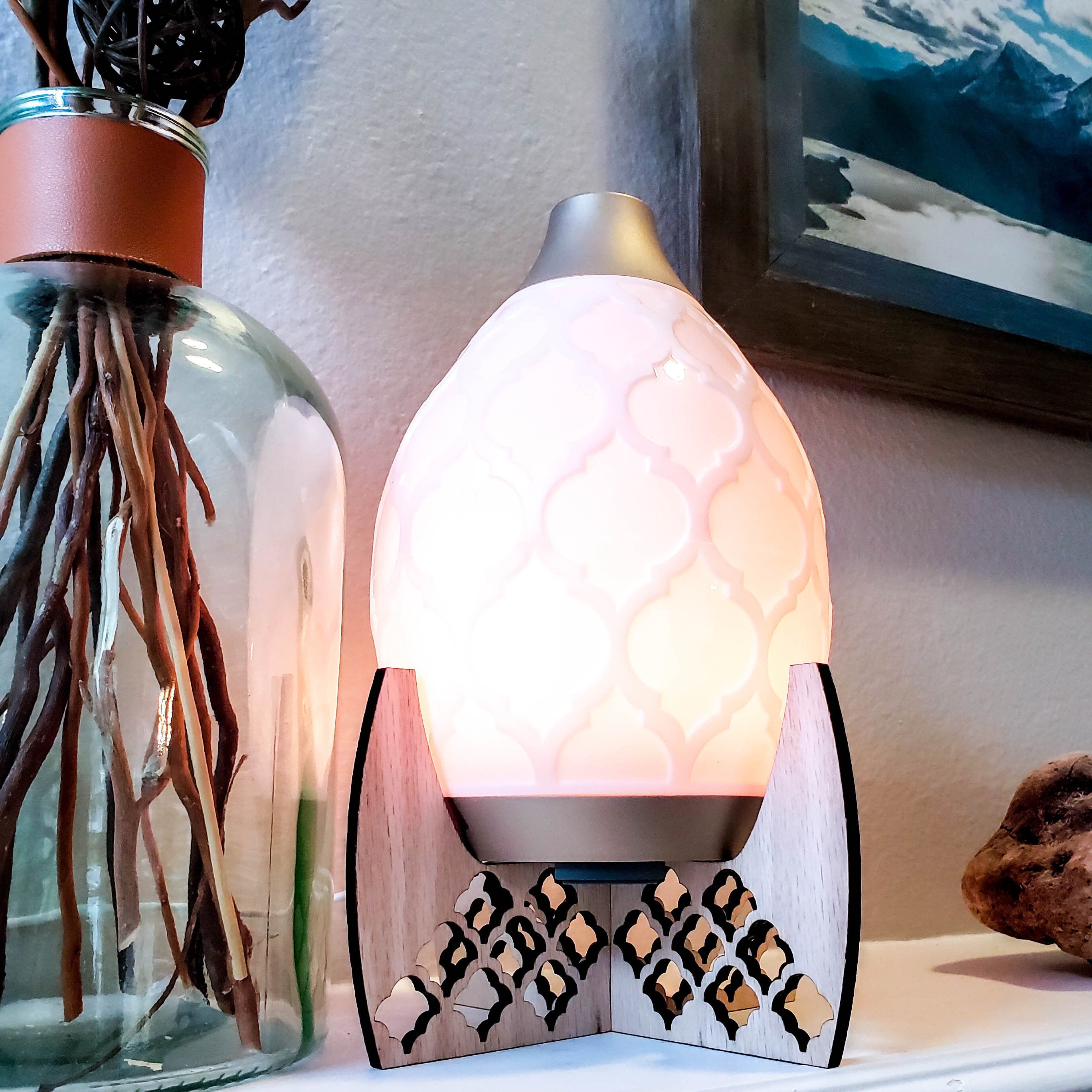 Diffuser Stand Essential Oil Diffuser Display Geometric - Etsy