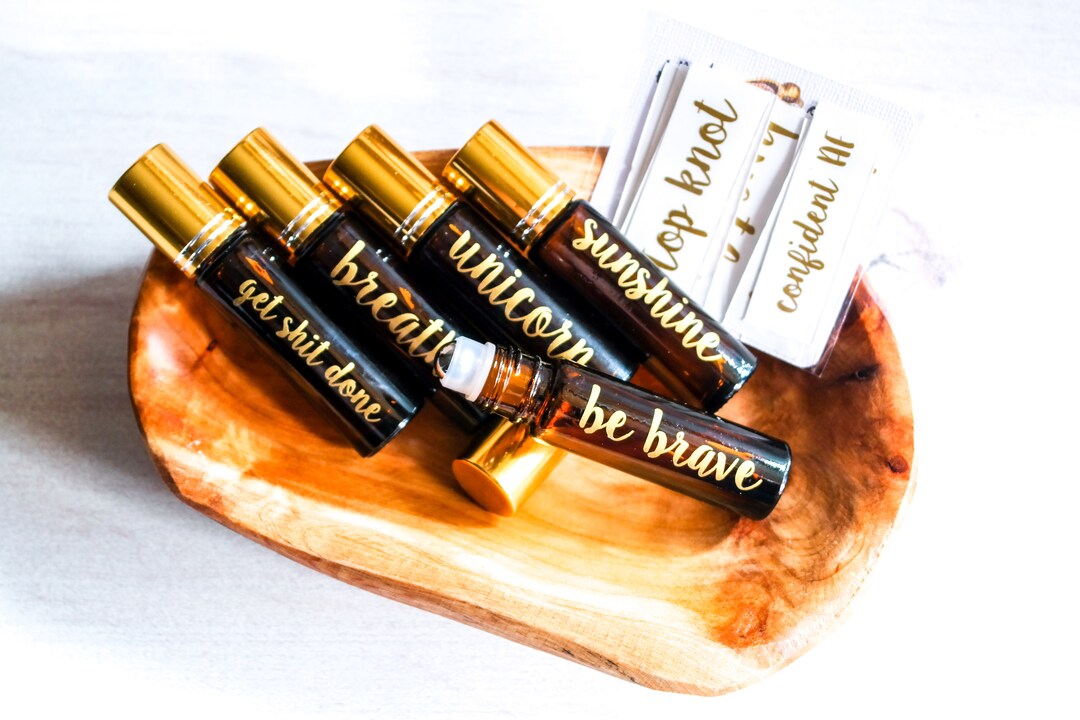 Essential Oil Roller Bottle Labels | Vinyl Decals | LABELS ONLY | 10 Ml ...