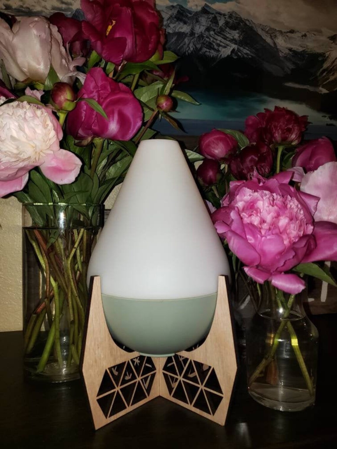 Diffuser Stand Essential Oil Diffuser Display Geometric - Etsy