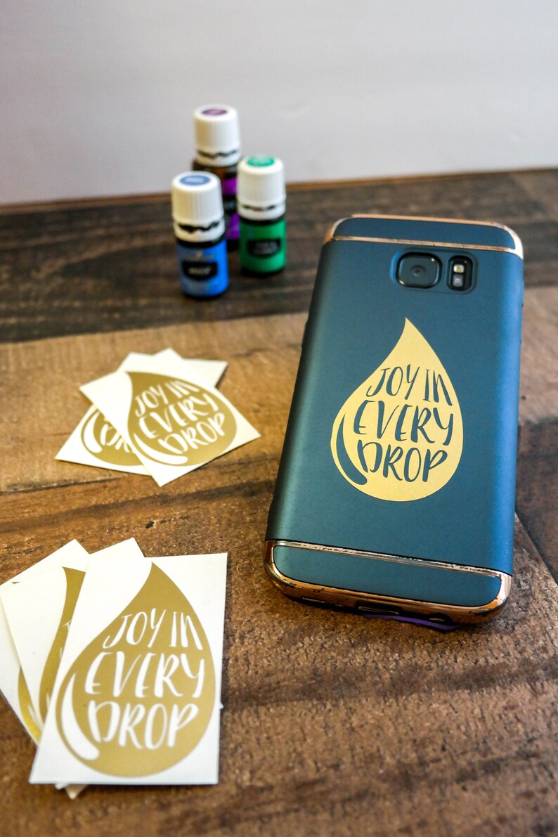 Essential Oil Decal Joy in Every Drop Essential Oil | Etsy