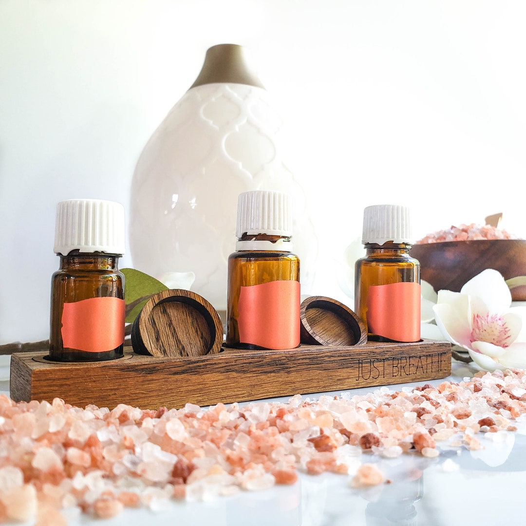 Essential Oil Stand for 15m & 5ml Bottles | Holds 5 Essential Oil ...