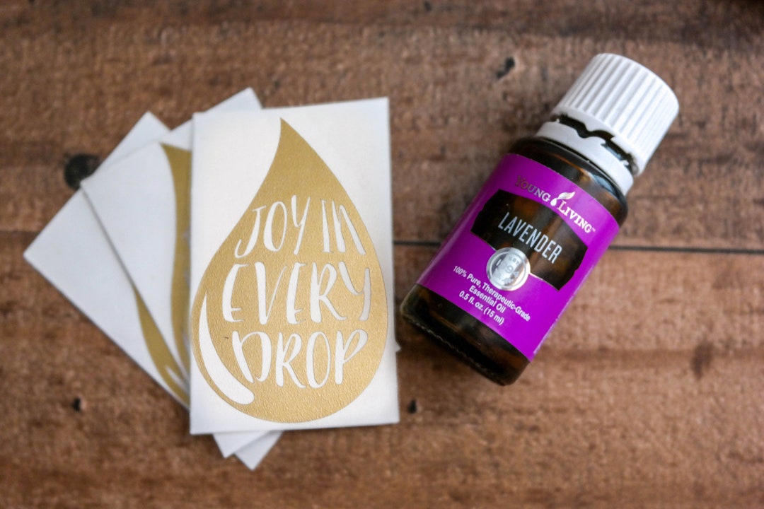 Essential Oil Decal | Joy in Every Drop | Essential Oil Sticker | Oil ...