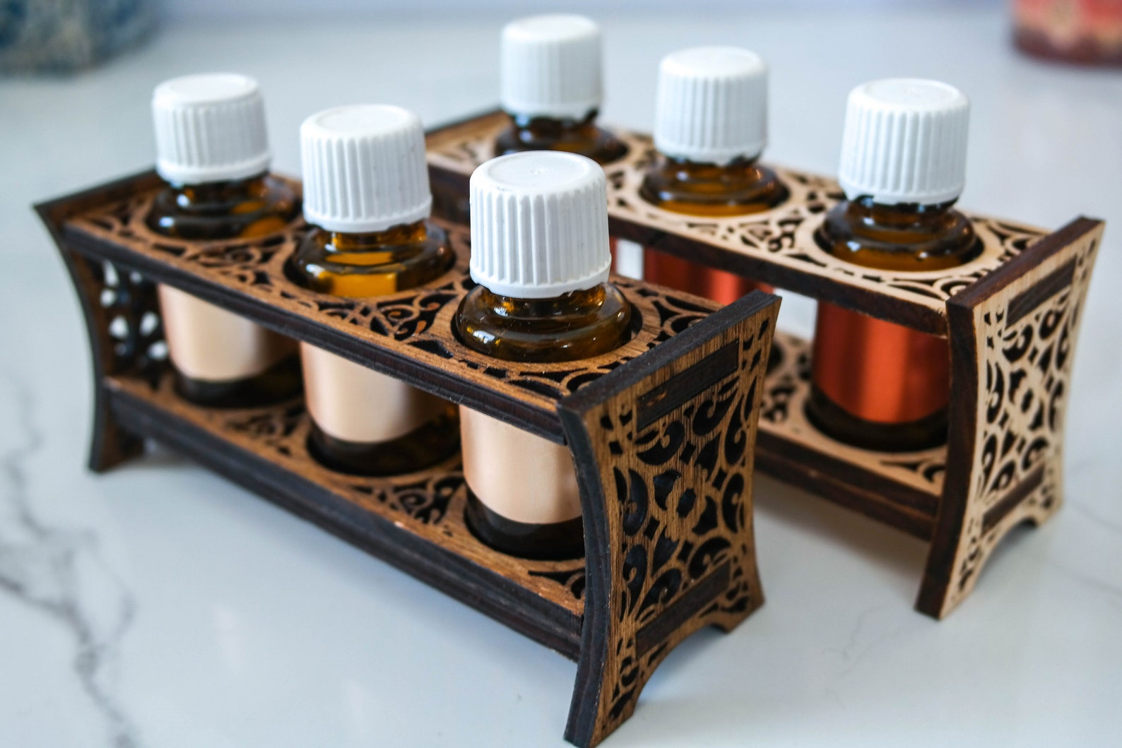 Essential Oil Stand Holds 3 Essential Oil Bottles | Etsy