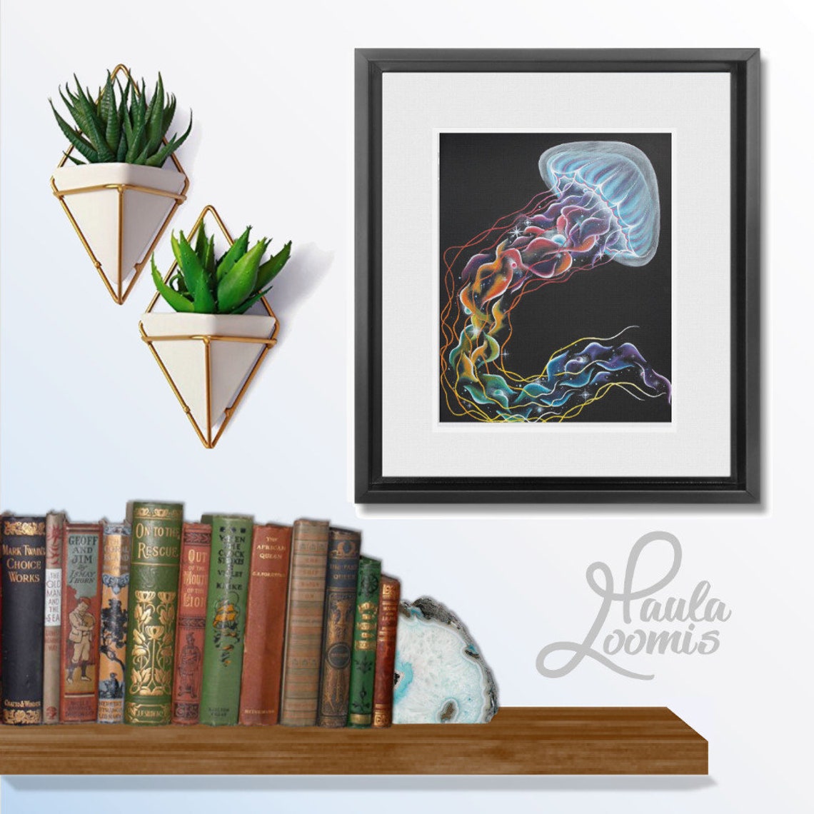 Celestial Wanderer - Surreal Galaxy Space Jellyfish- Surrealism ...