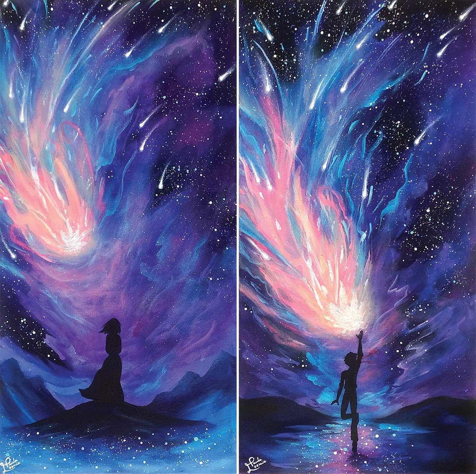 Mini Print Set - "find Me in the Future” & “catch a Falling Star ...