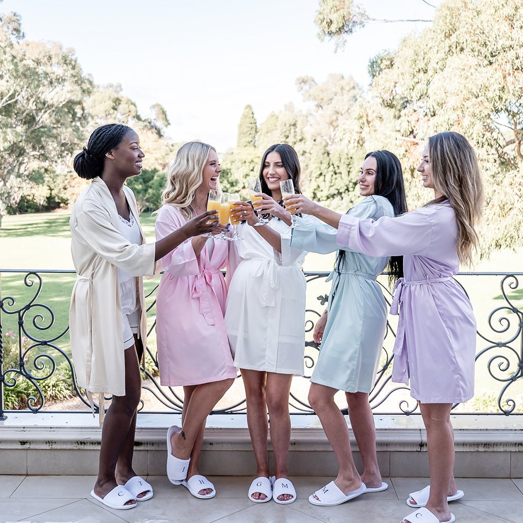 ROBE & SLIPPER SET Fully Customiseable Print Personalised - Etsy Australia