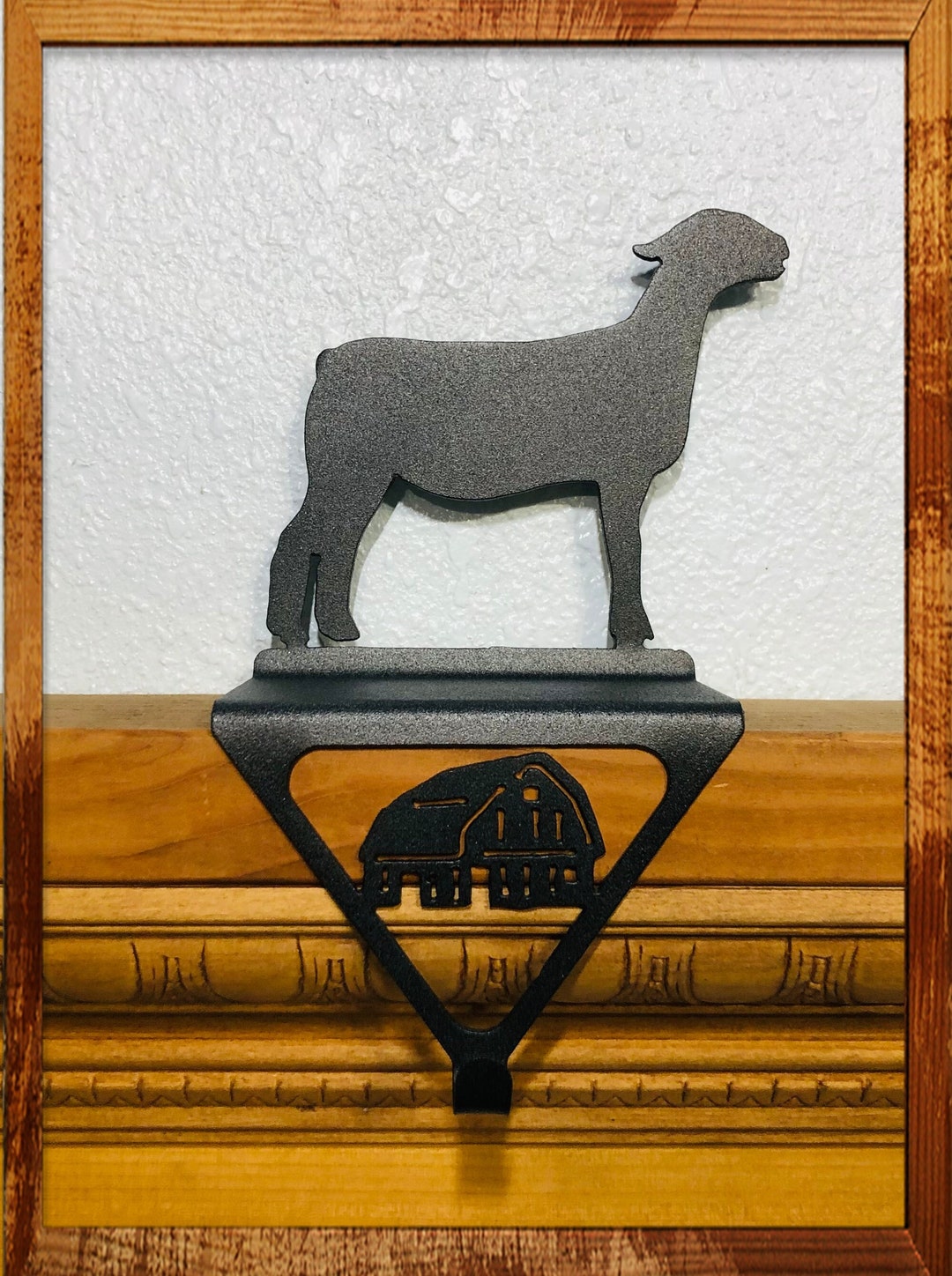 Show Sheep Christmas Stocking Holder - Etsy