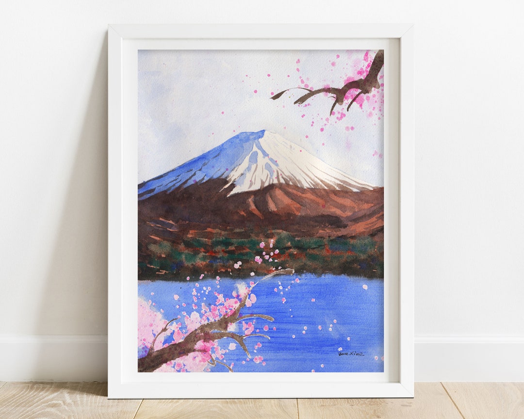 Japanese Art Print - Mount Fuji Print, Japanese Print, Japan Gifts ...