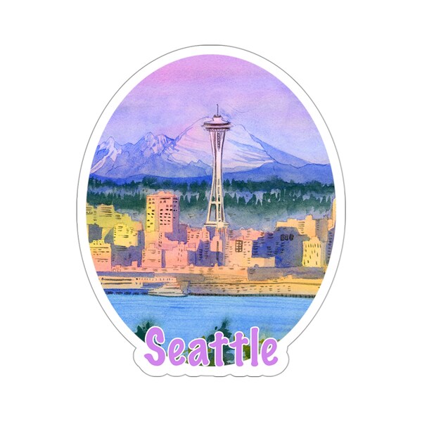 Seattle Skyline - Etsy