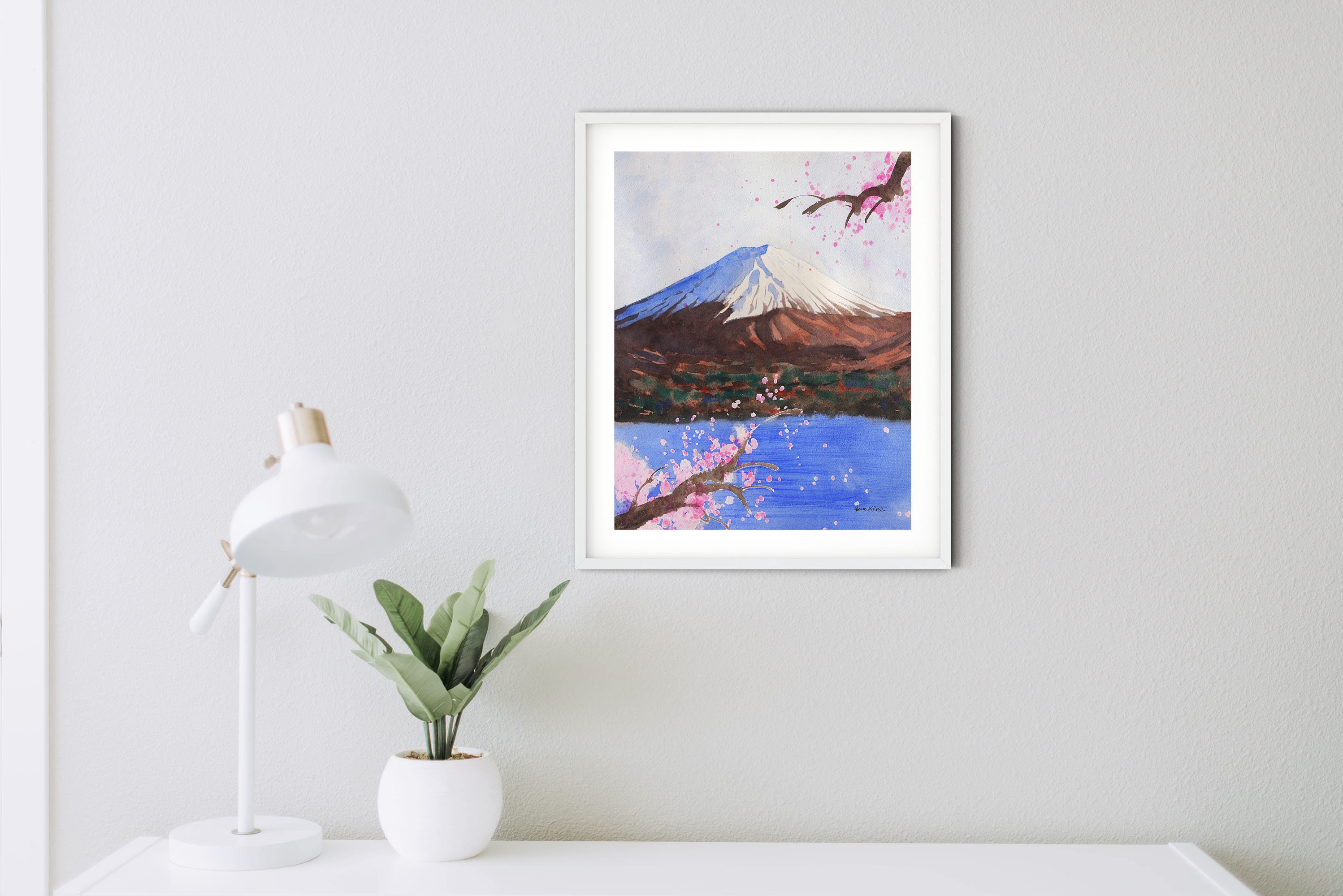 Japanese Art Print Mount Fuji Print Japanese Print Japan | Etsy