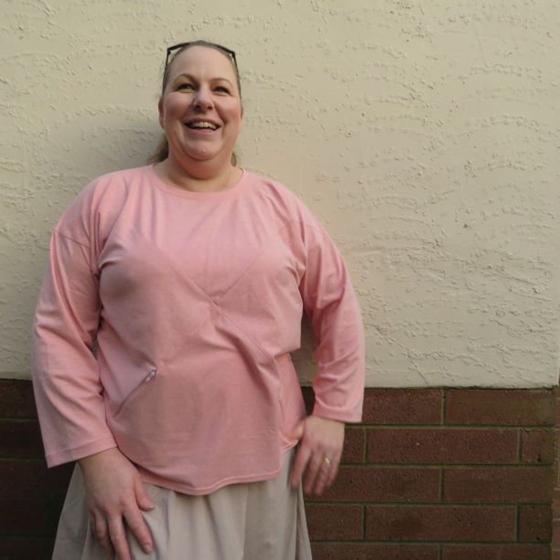 Xanthea T-shirt: Zero Waste Sewing Pattern - Etsy