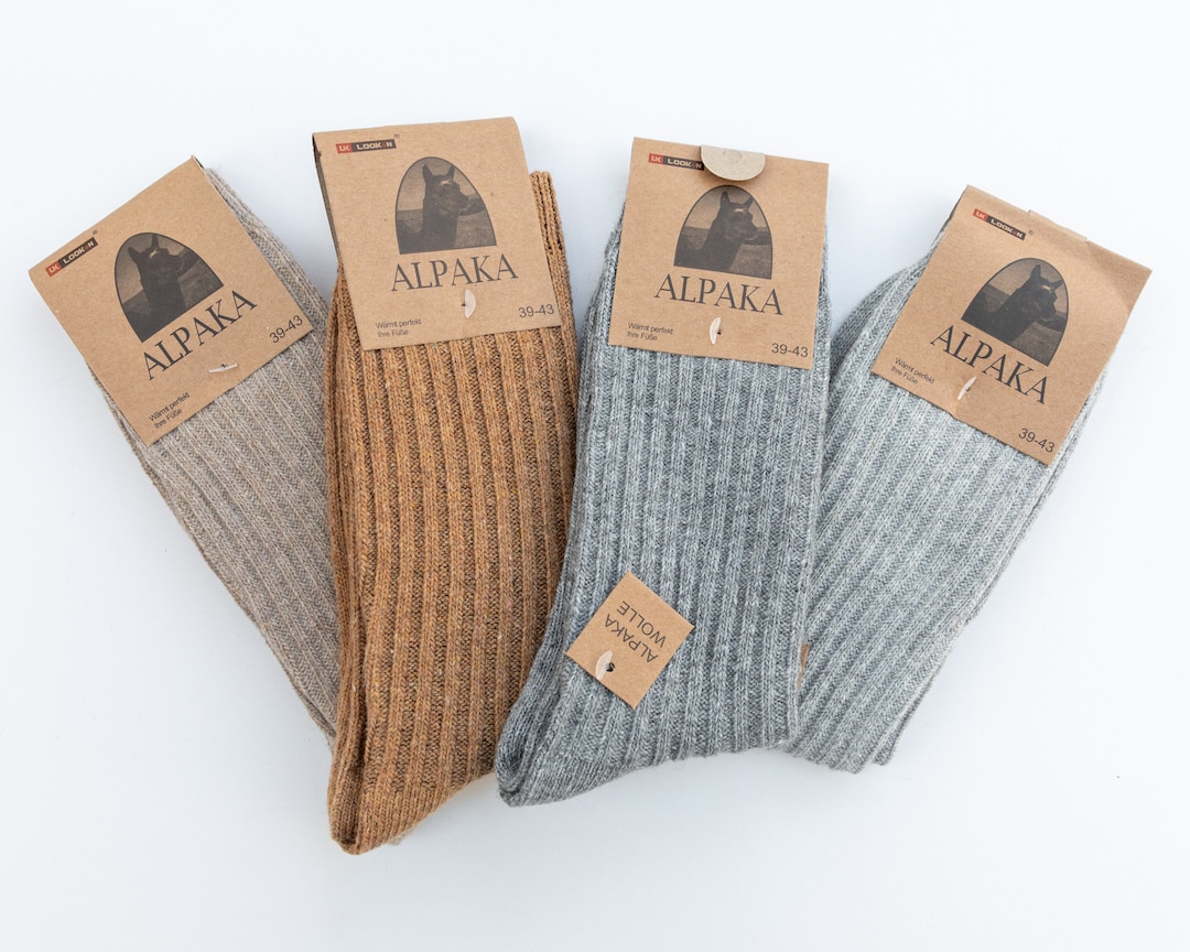 Alpaka Socks, Alpaca Socks. 85% Alpaca Wool Very Warm and Comfy. Cosy ...