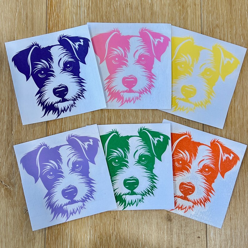Jack Russell Terrier Face Decal / Sticker - Etsy