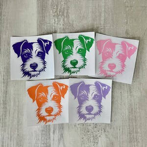 Jack Russell Terrier Face Decal / Sticker - Etsy