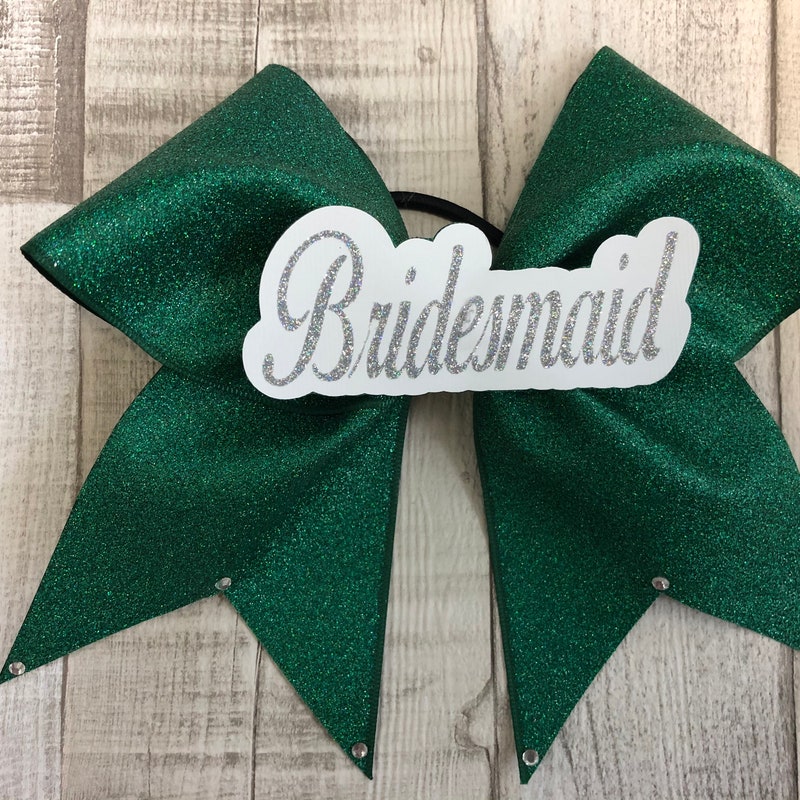 Green Cheer Bow - Etsy
