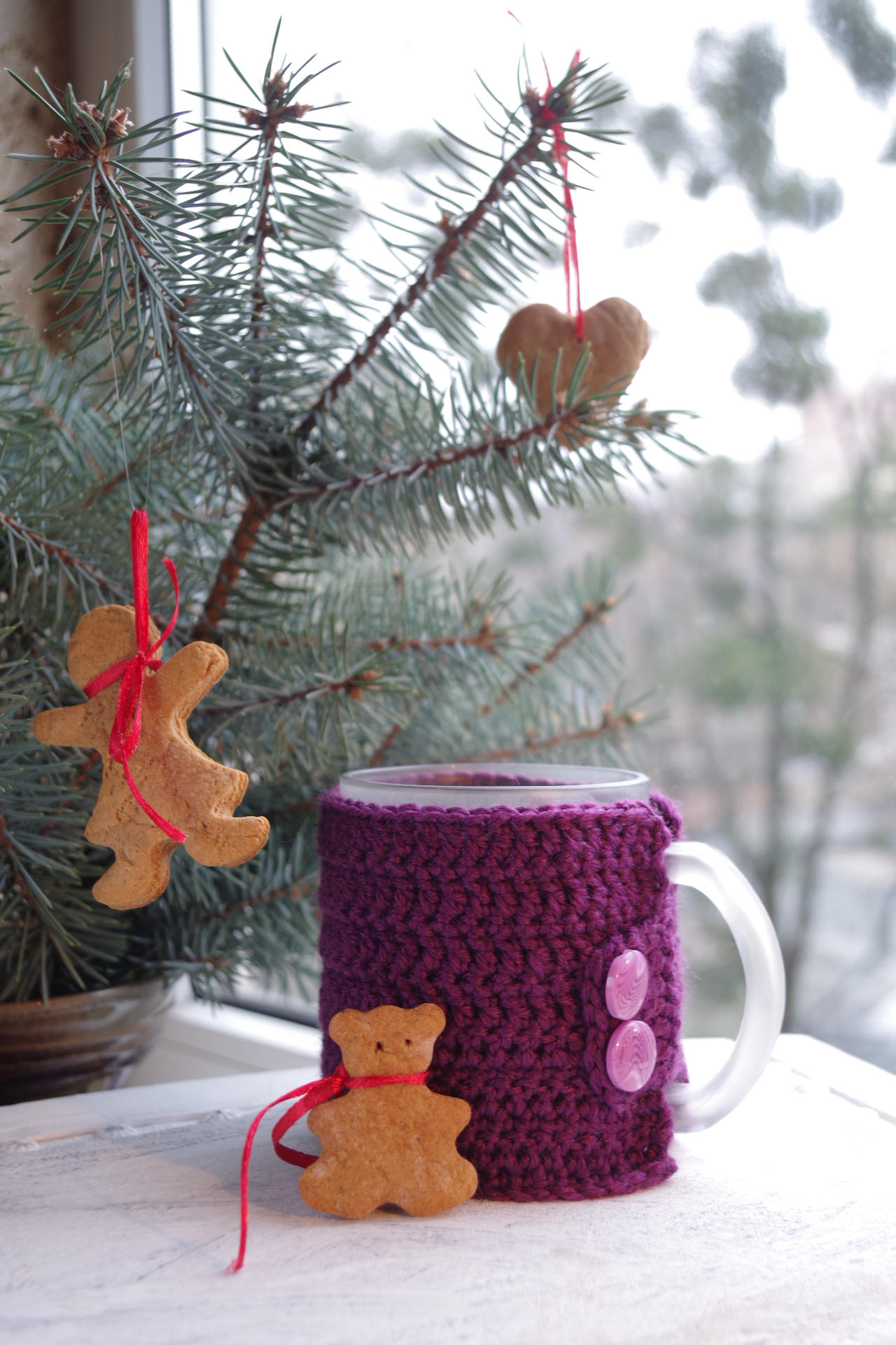 Mug Cover_coffee Sleeve_knit Mug Tea Cozy_coffee Cozy_crochet Candle ...