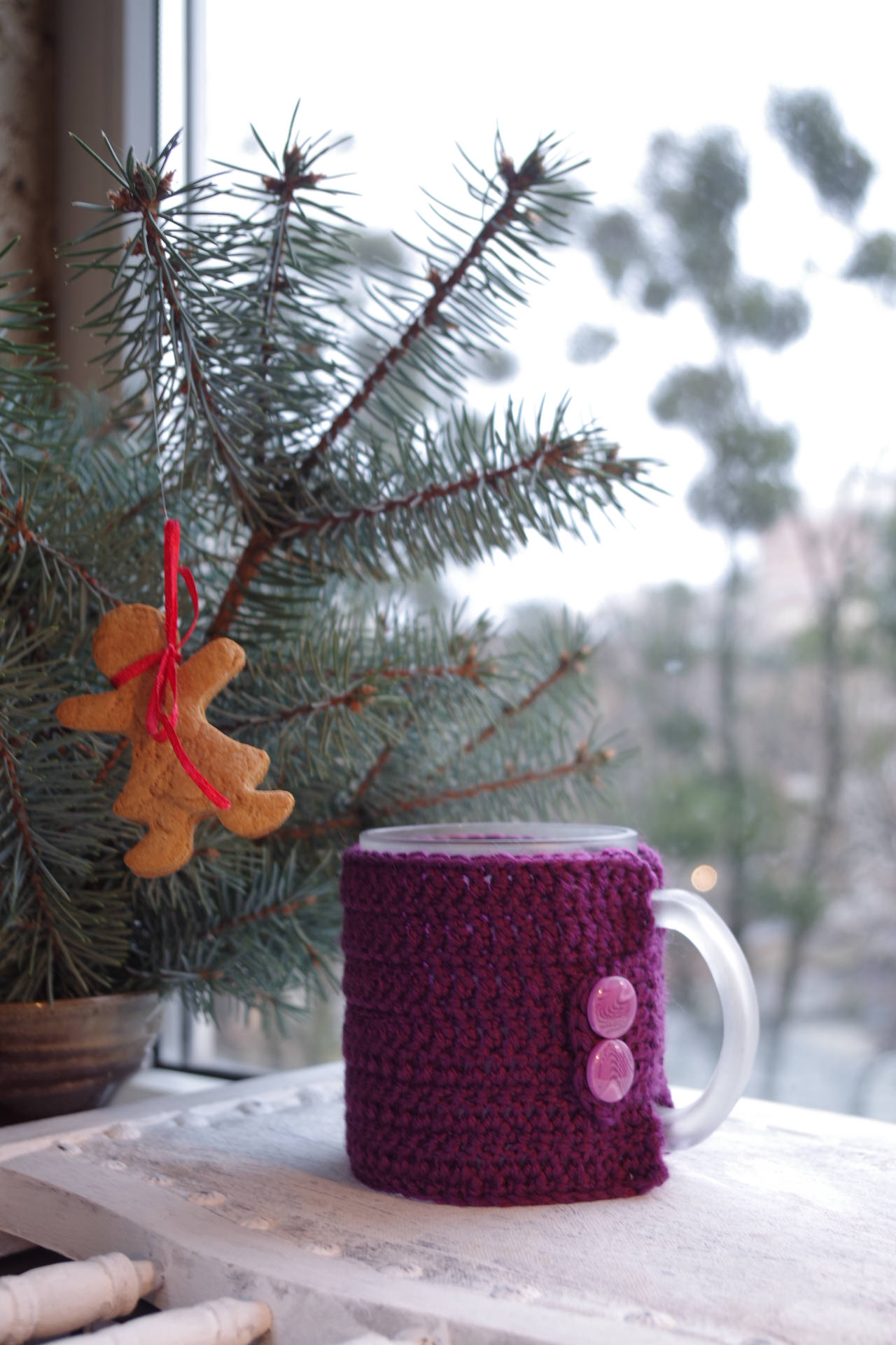 Mug Cover_coffee Sleeve_knit Mug Tea Cozy_coffee Cozy_crochet Candle ...