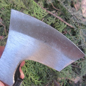 Forged Handmade Viking Style Steel Sickle Blade Blank Axe Head Throwing ...