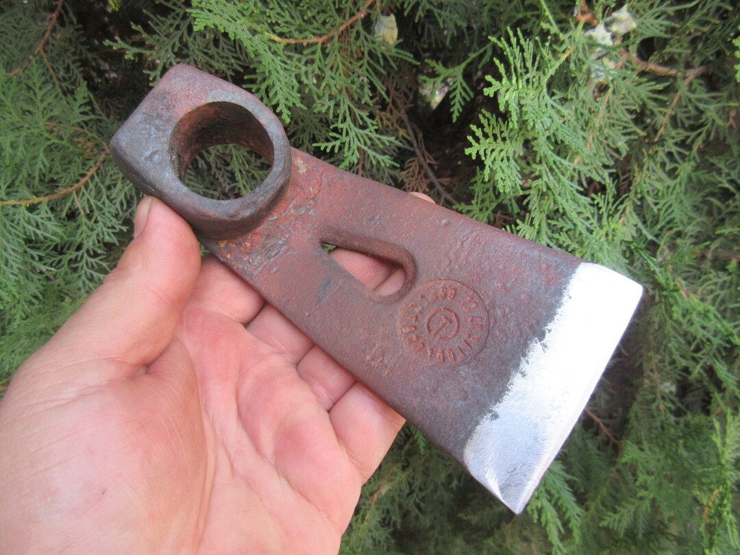 Vintage Communist Era Forged Steel Straight Adze Claw Hammer & Nail ...