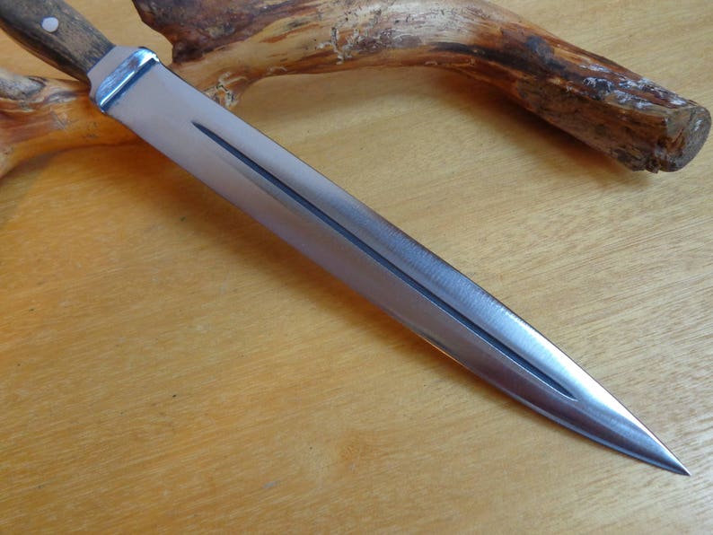 Forged Custom Handmade Steel Throwing Dagger Dirk Utility | Etsy UK