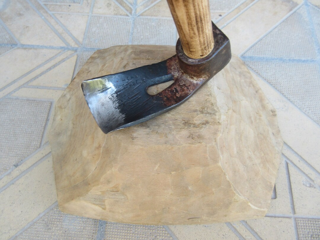 Vtg Communist Era Forged 2.2" Blade Curved Bowl Spoon Maker Adze Claw ...