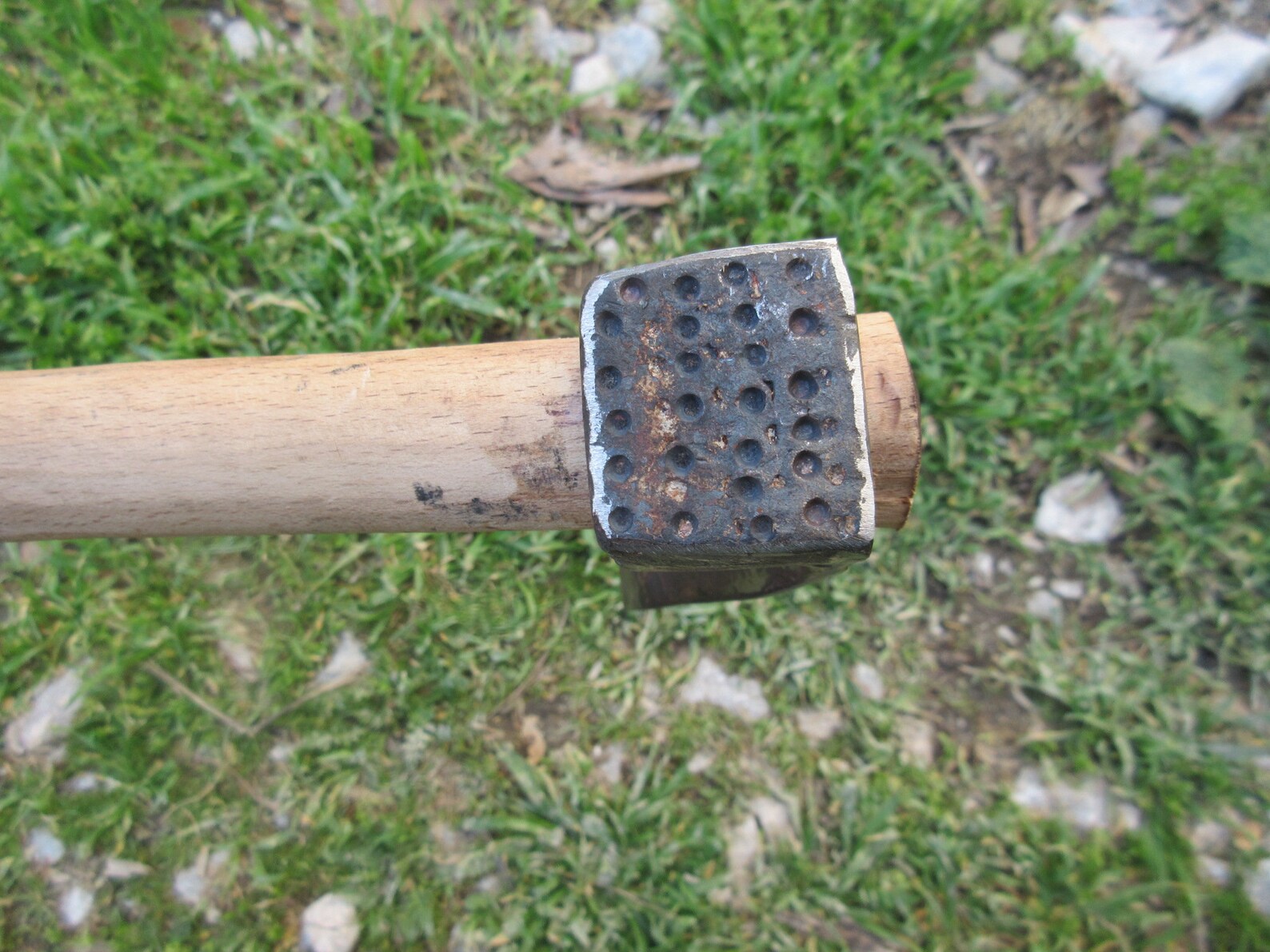 Vintage Communist Era Forged Steel Straight Adze Claw Hammer & Nail ...