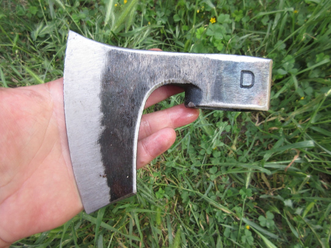 Handmade Forged Steel Viking Axe Head: Bushcraft Camping Hatchet - Etsy