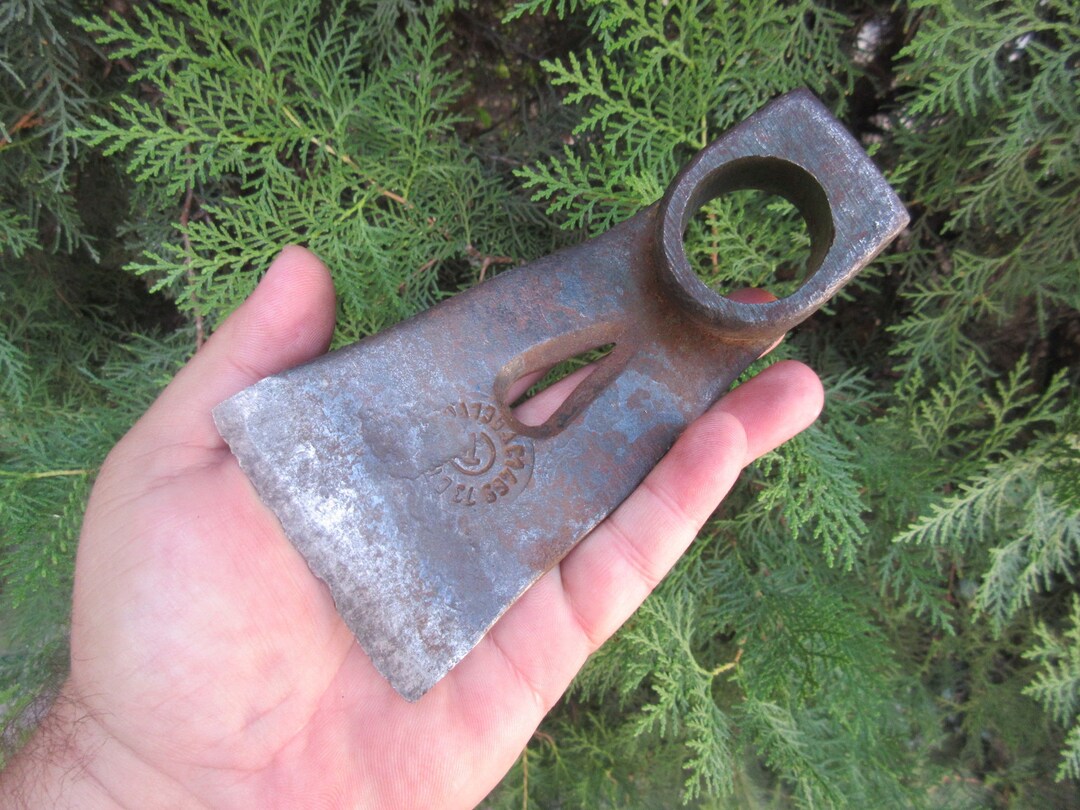 Vintage Old Communist Era Forged Steel Straight Adze Claw Hammer & Nail ...