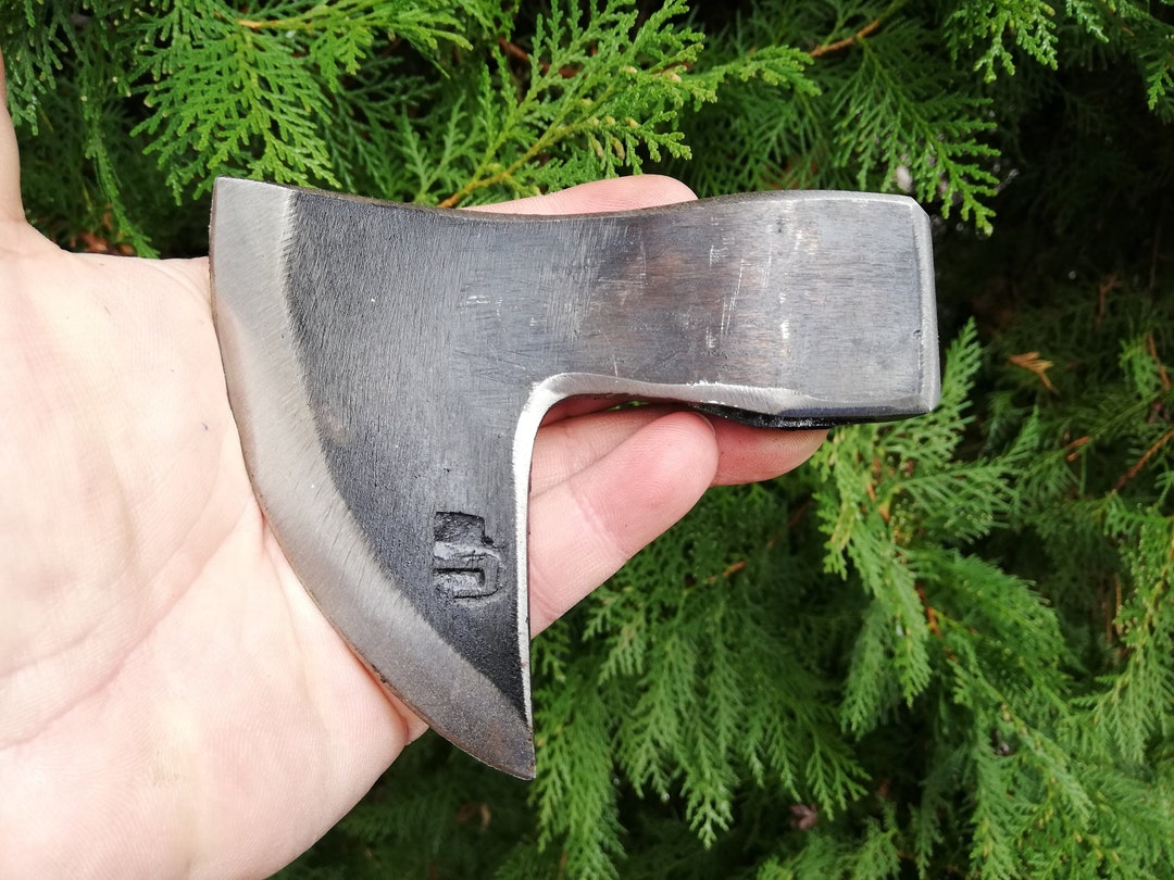 Handmade Forged Steel Viking Bearded Axe Head: Throwing Hatchet - Etsy