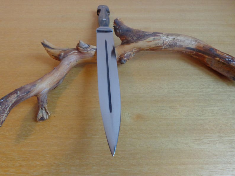 Forged Custom Handmade Steel Throwing Dagger Dirk Utility | Etsy UK