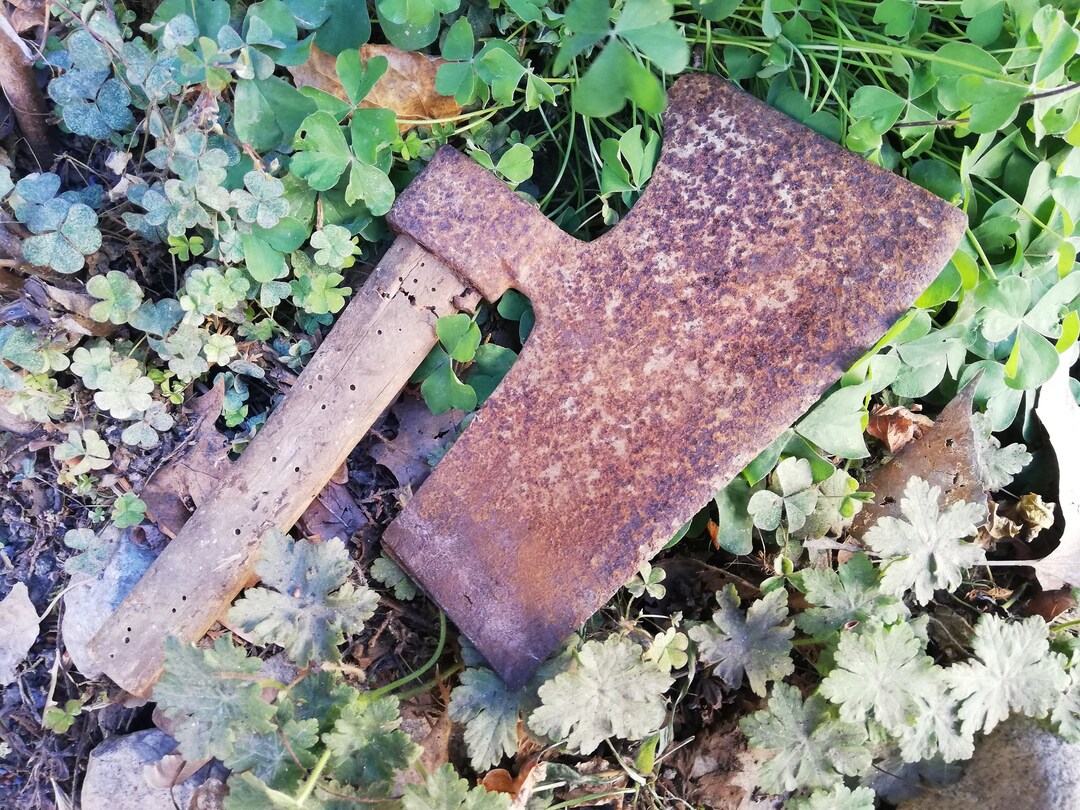 Antique Ottoman Goosewing Axe Head: Rustic Wrought Iron Tool - Etsy