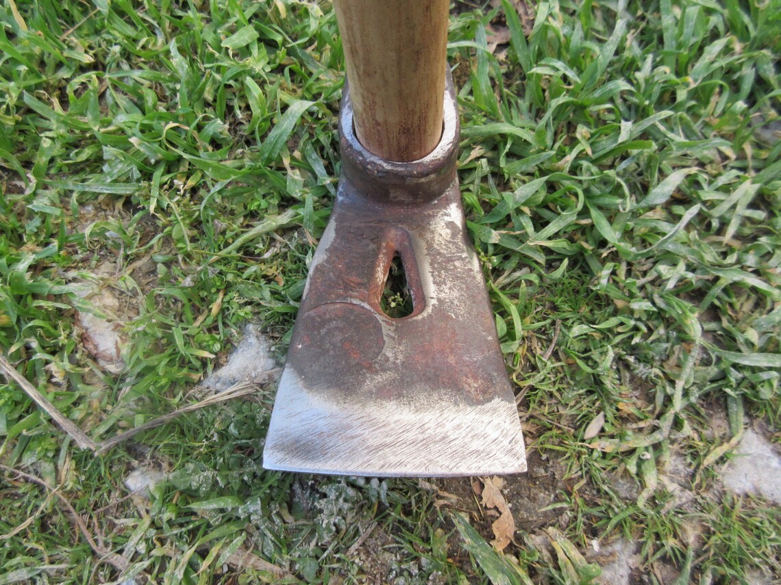 Vintage Communist Era Forged Steel Straight Adze Claw Hammer & Nail ...