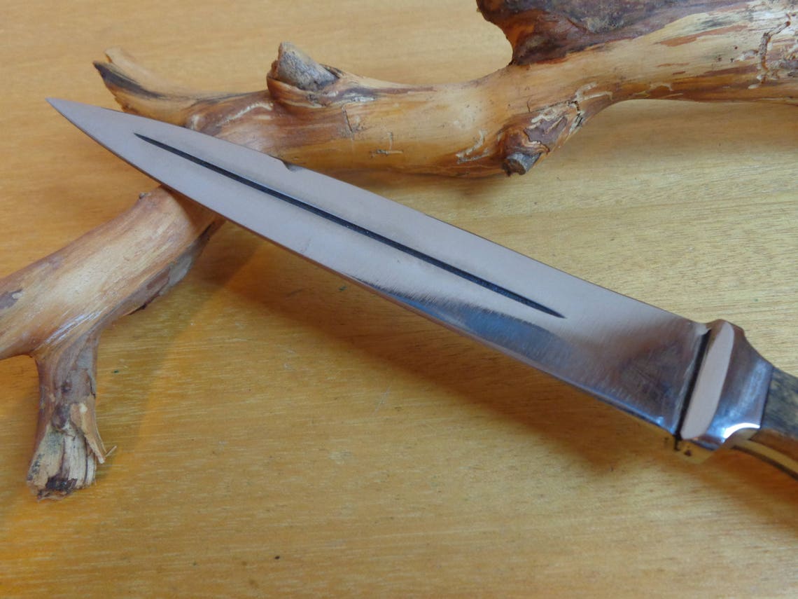 Forged Custom Handmade Steel Throwing Dagger Dirk Utility | Etsy