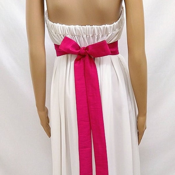 Hot Pink Sash - Etsy