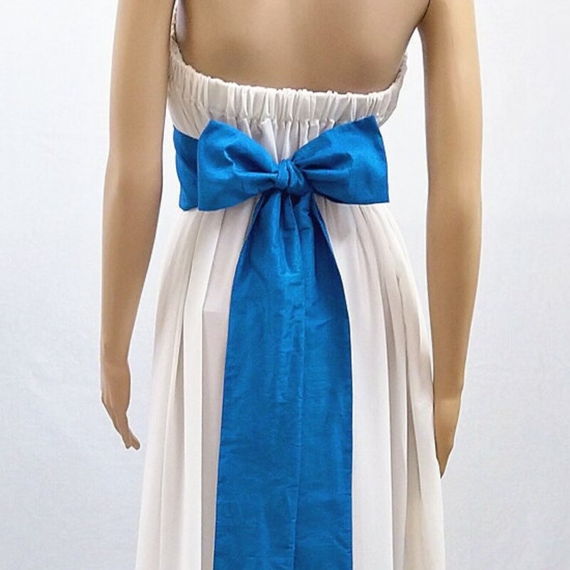 Blue Bridal Sash - Etsy