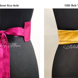 Rust Plus Size Obi Belt Women, Dull Gold Kimono Dress Belts for Women ...