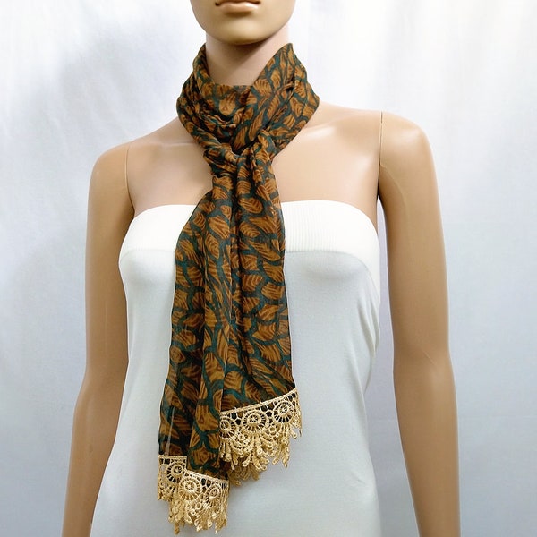 Thin Scarf - Etsy