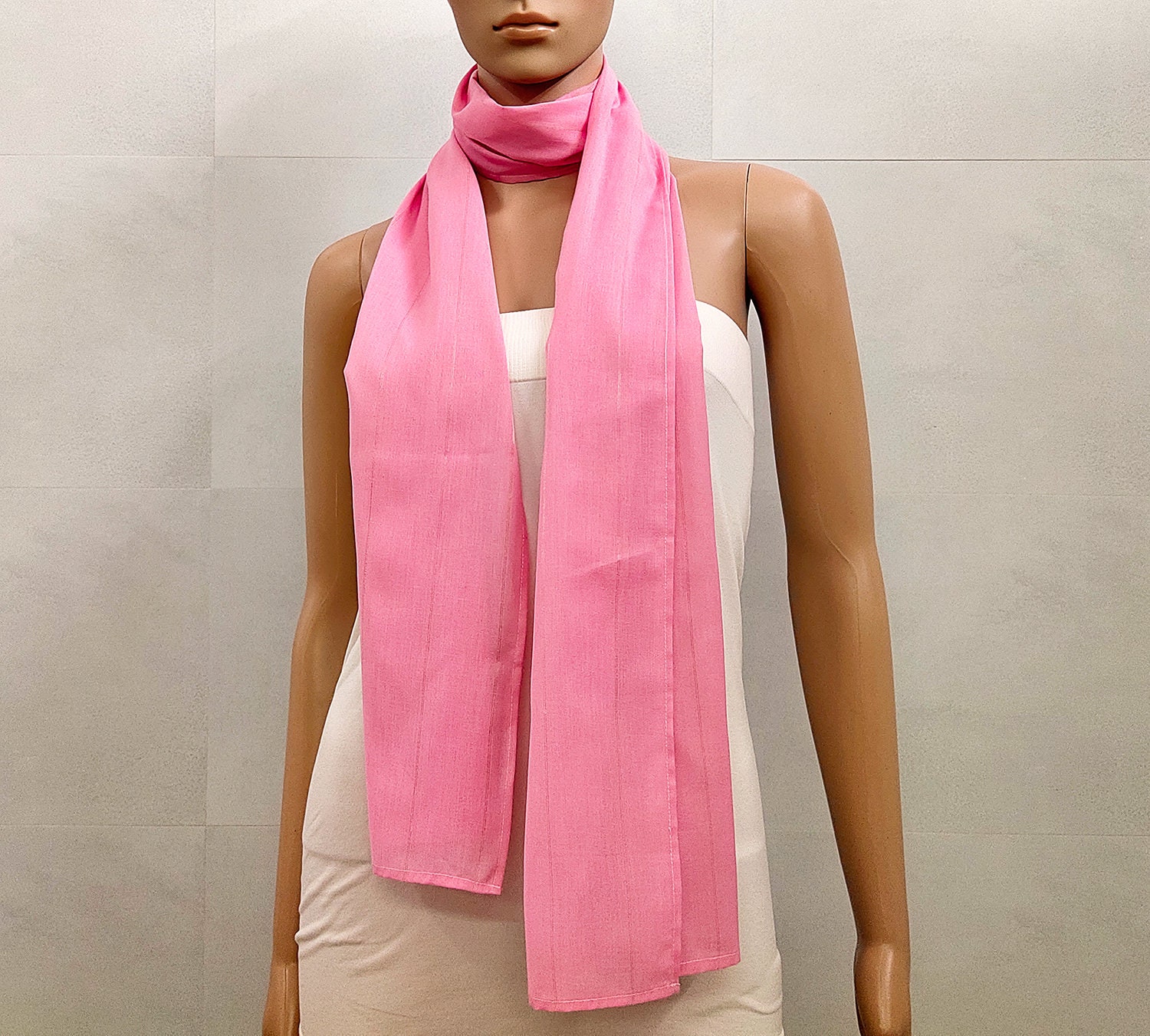 Pink Scarf Women Plain Scarves for Women Summer Scarf Fashion | Etsy