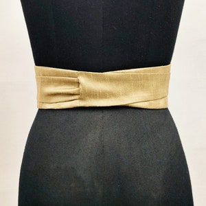 Rust Plus Size Obi Belt Women, Dull Gold Kimono Dress Belts for Women ...