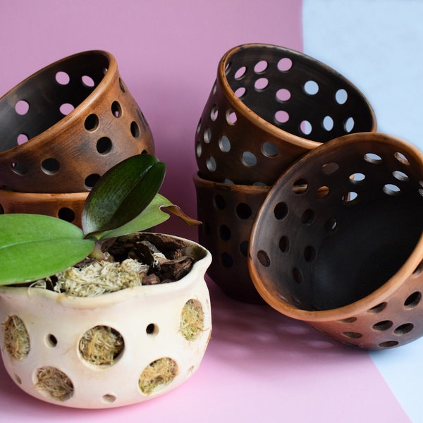 Orchid Pots - Etsy