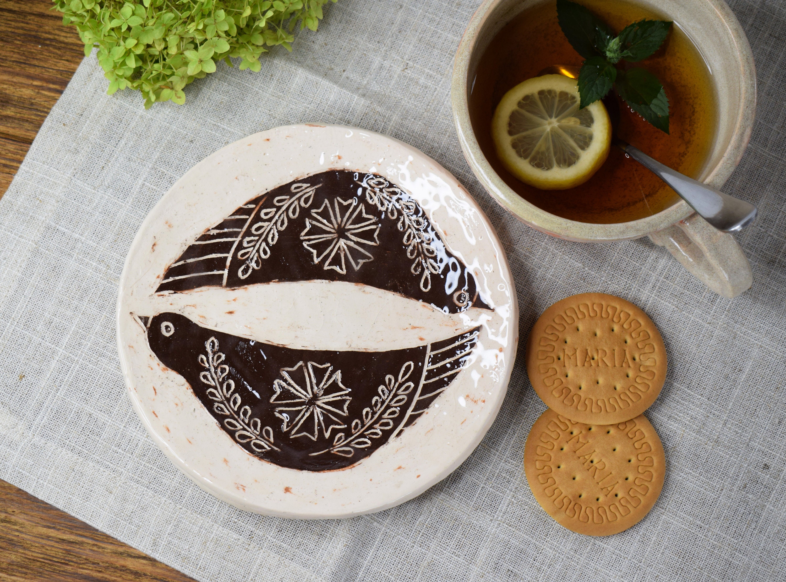 Ceramic Dinnerware Plate Handmade Pottery Cheese Plate - Etsy