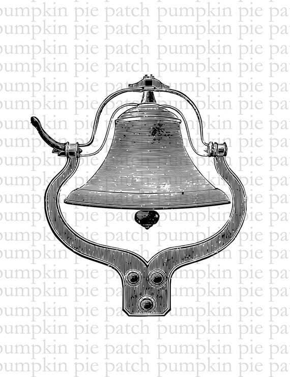 Bell Black And White Clipart