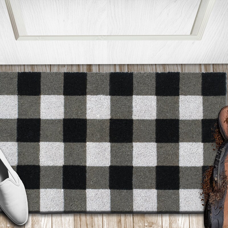 Buffalo Plaid Mat - Etsy