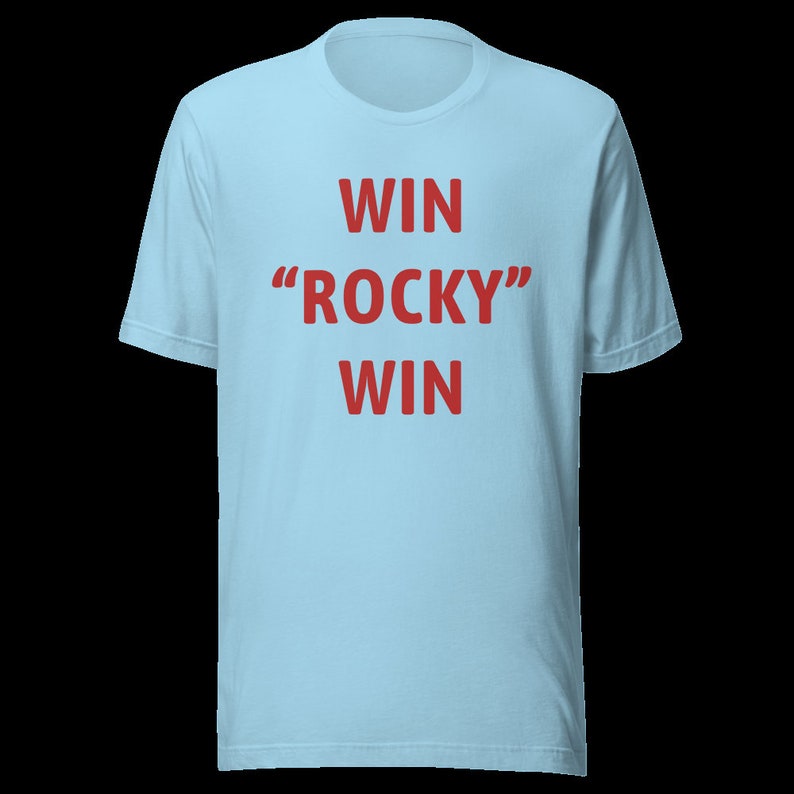 Win rocky Win T-shirt Sylvester Stallone as Rocky Balboa - Etsy